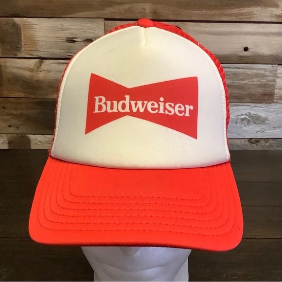 Budweiser | Accessories | Vintage Budweiser Trucker Snap Back Hat Nwot ...